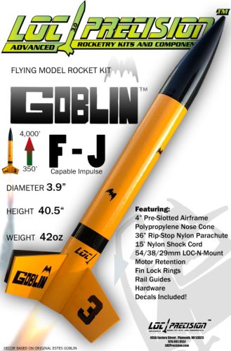 The LOC Goblin is a new 4” diameter rocket kit. | LOC PRECISION Rocketry